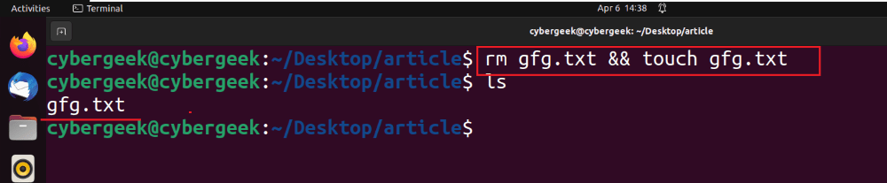 How to Fix "Touch: Cannot Touch 'File': File Exists" - GeeksforGeeks