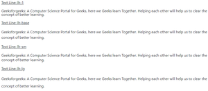 Bootstrap 5 Text Line height - GeeksforGeeks