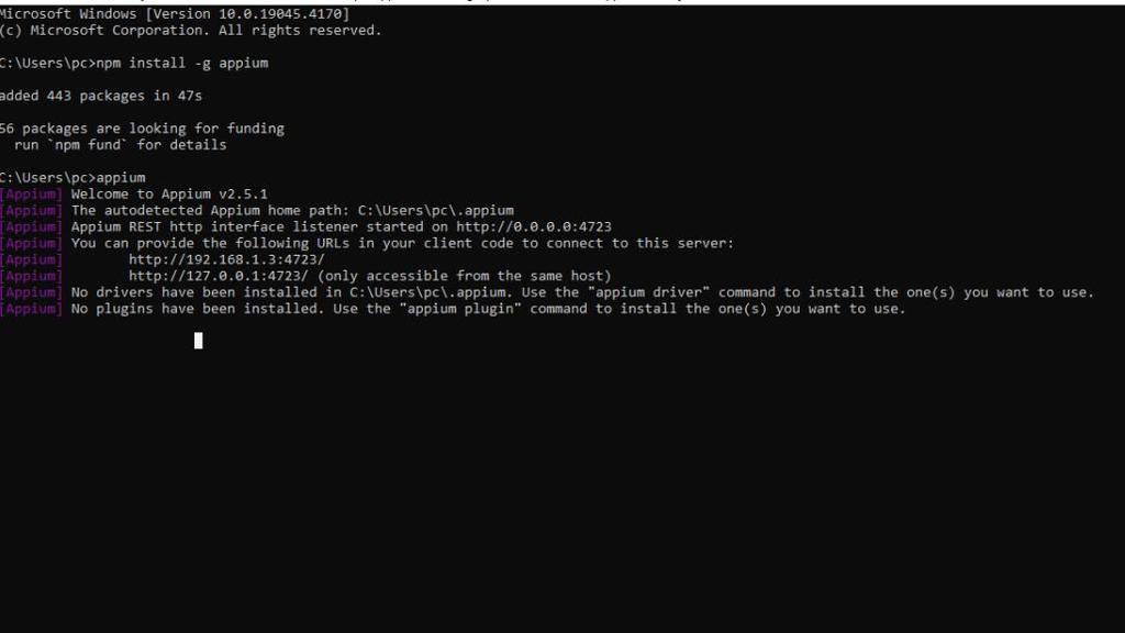 How to start Appium Server? - GeeksforGeeks
