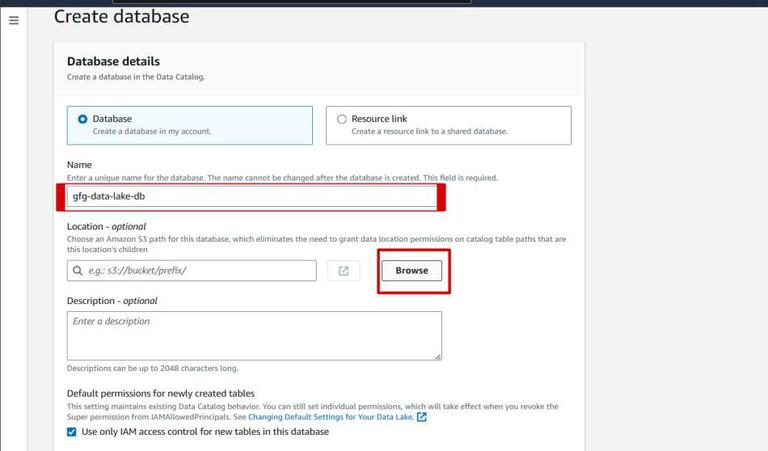 How to Create AWS Data Lake - GeeksforGeeks