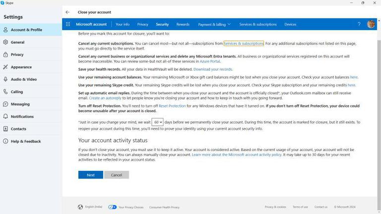 How to Delete Your Skype Account? - GeeksforGeeks