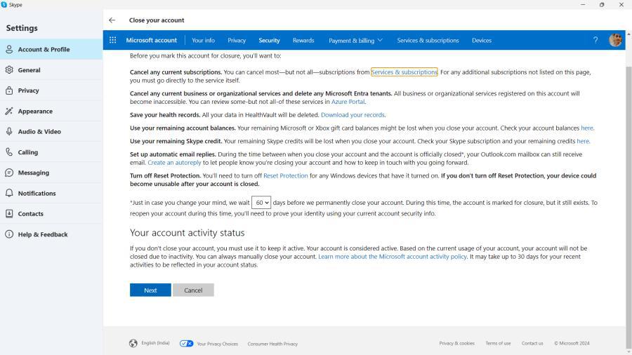 How to Delete Your Skype Account? - GeeksforGeeks