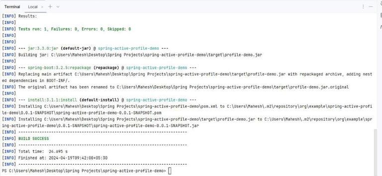 Setting Active Profile and Config Location from Command line in Spring ...