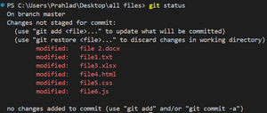 Staging All Files in Git - GeeksforGeeks