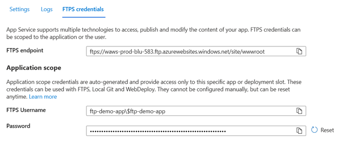 How to Connect Azure Website Using FTP ? - GeeksforGeeks