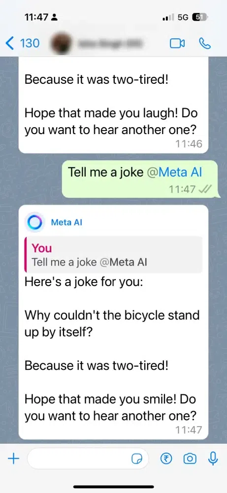 How to Chat with Meta AI on WhatsApp: Easy Guide | GeeksforGeeks