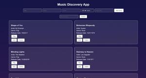 Music Discovery App with MERN Stack - GeeksforGeeks