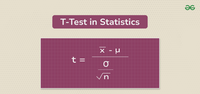 T-Test in Statistics: Formula, Types and Steps - GeeksforGeeks