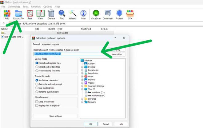 How to Open RAR Files on Windows and Mobile - GeeksforGeeks