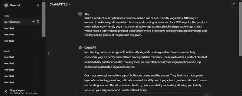 How to Use ChatGPT to Write Product Descriptions - GeeksforGeeks