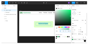 What are styles in Figma? - GeeksforGeeks
