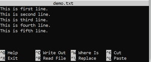 How to Delete Line in Nano Editor? - GeeksforGeeks