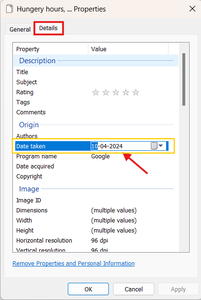 How to Change the Date of your Digital Photographs? - GeeksforGeeks
