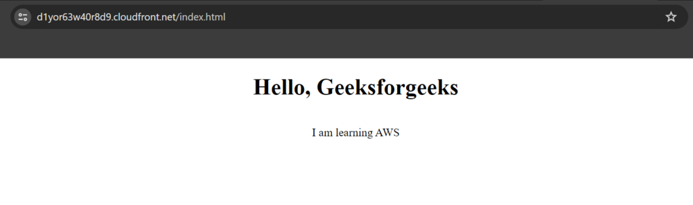 How to Create Cloudfront Distribution in AWS for S3 Bucket ? - GeeksforGeeks
