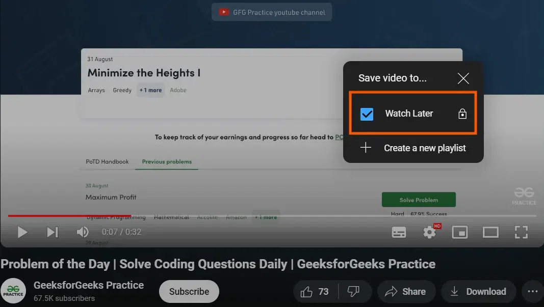 How to Create, Manage and Bookmark a YouTube Playlist? - GeeksforGeeks