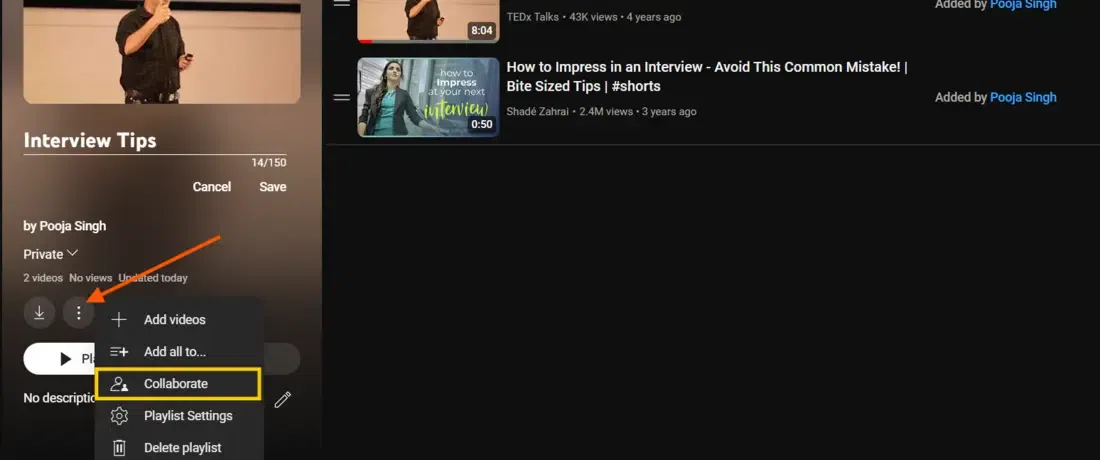 How to Create, Manage and Bookmark a YouTube Playlist? - GeeksforGeeks