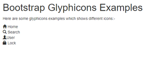 What are glyphicons in Bootstrap ? - GeeksforGeeks