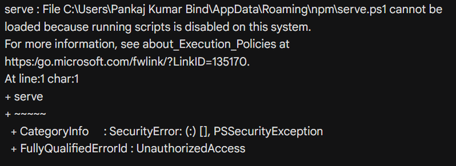 NPM Serve - GeeksforGeeks