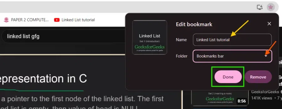How to Create, Manage and Bookmark a YouTube Playlist? - GeeksforGeeks