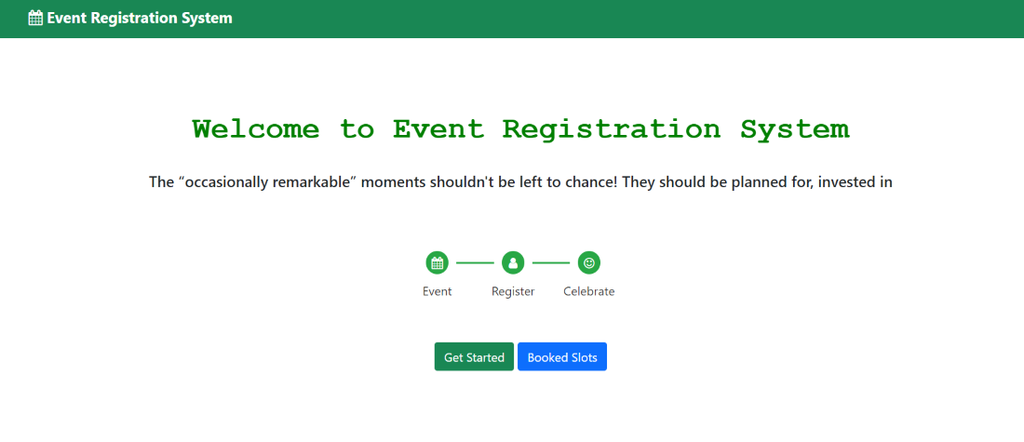 Event Registration System using Spring Boot - GeeksforGeeks