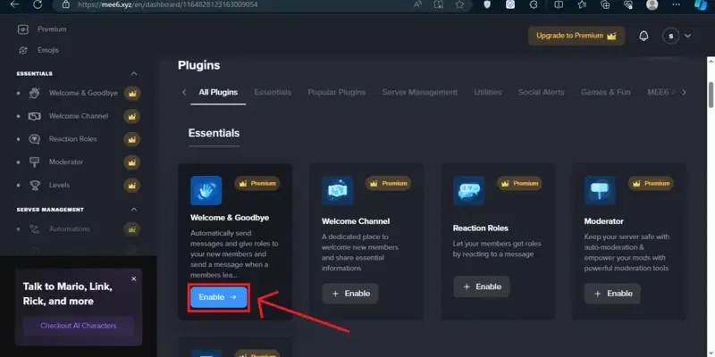 How To Make Goodbye Channel On Discord - GeeksforGeeks