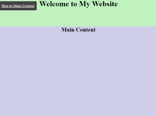 How to Add a "Skip to Main Content" Link in HTML? - GeeksforGeeks