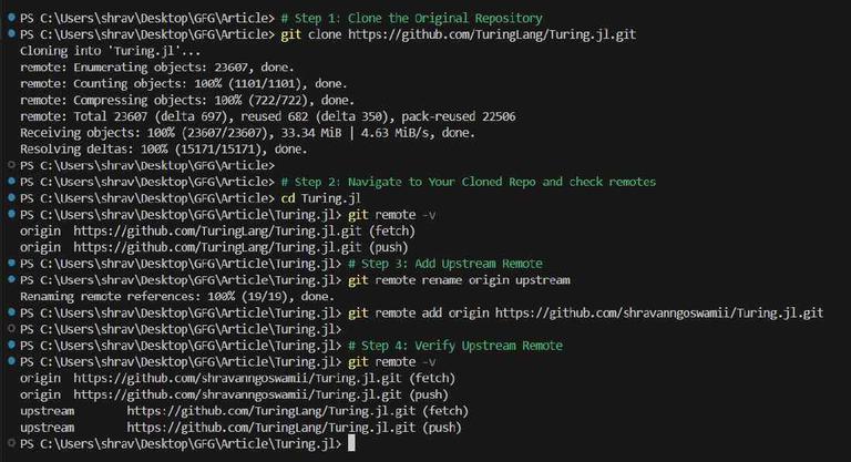 How to Add Upstream in Git? - GeeksforGeeks