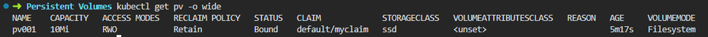 Configure a Pod to Use a PersistentVolume for Storage - GeeksforGeeks