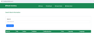 Book Inventory System Using Spring Boot - GeeksforGeeks