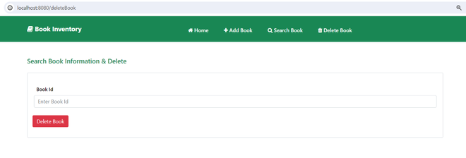 Book Inventory System Using Spring Boot - GeeksforGeeks