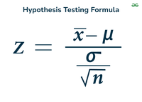 Hypothesis Testing Formula