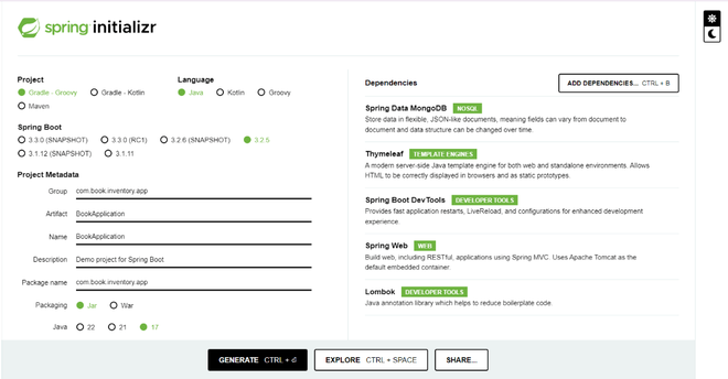 Book Inventory System Using Spring Boot - GeeksforGeeks