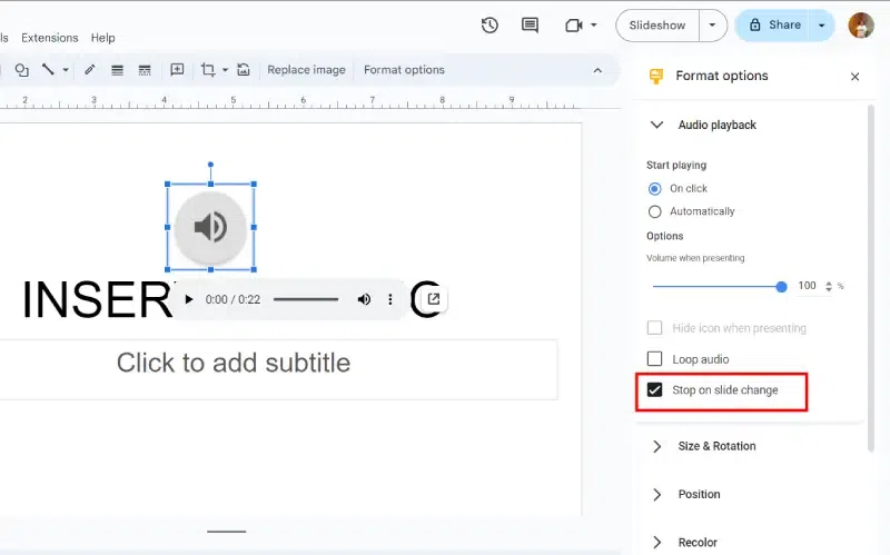 How to Add Audio in Google Slides - GeeksforGeeks
