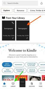 How to Read Instapaper and Pocket Articles on Kindle? - GeeksforGeeks
