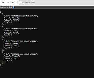 How to Retrieve Data from MongoDB Using NodeJS? - GeeksforGeeks