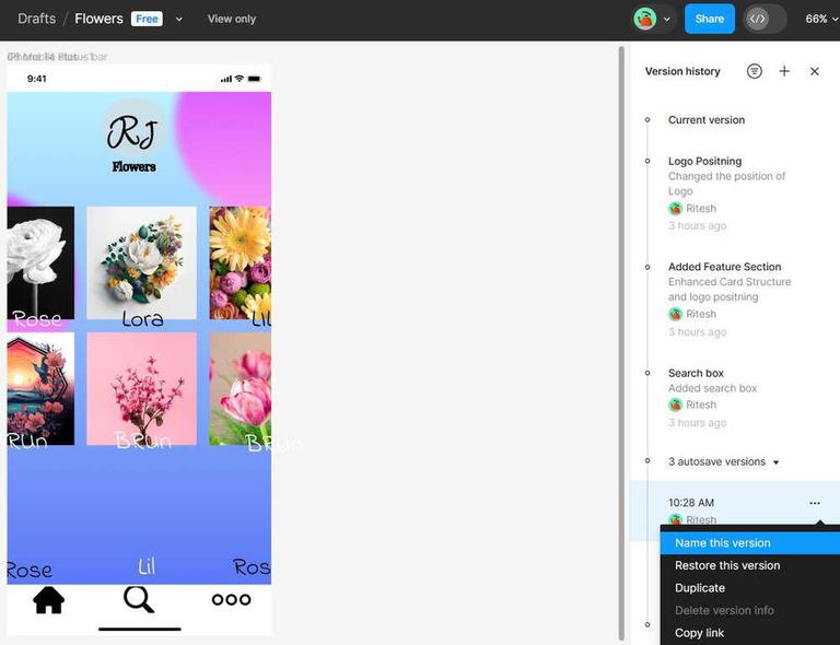 How do you Handle Version Control in Figma? - GeeksforGeeks