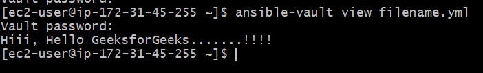 Securing Your Infrastructure with Ansible Vault - GeeksforGeeks