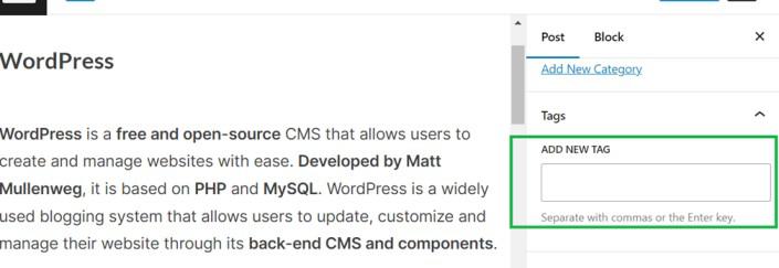How to use Categories & Tags in WordPress? - GeeksforGeeks