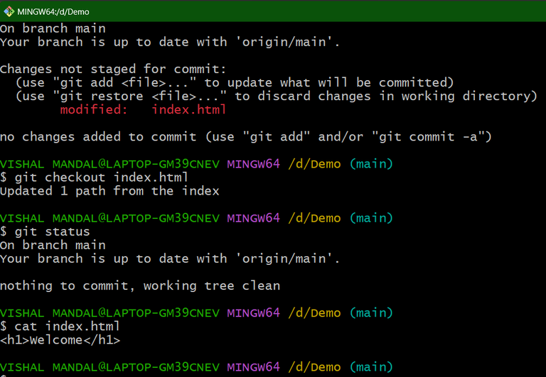 How to Discard Changes in Git? - GeeksforGeeks