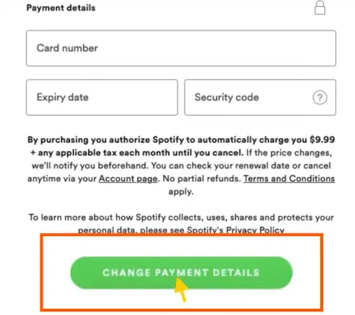 How to Change Spotify Payment Method and Subscription Plan? - GeeksforGeeks