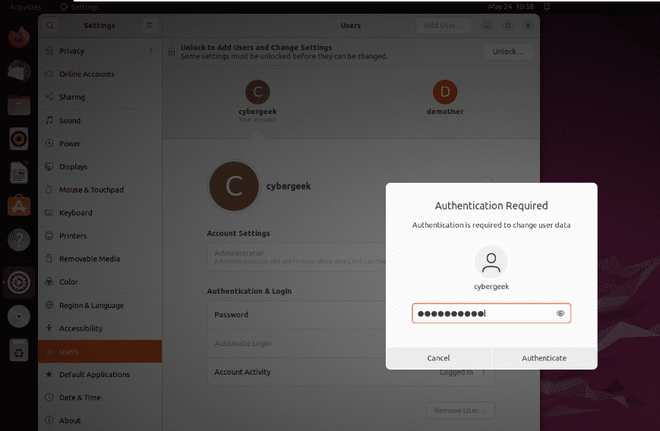 How to Disable Auto Login in Ubuntu - GeeksforGeeks