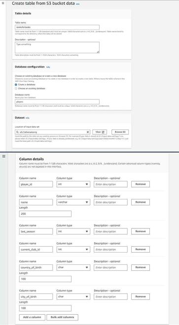How to Create Table in AWS Athena - GeeksforGeeks