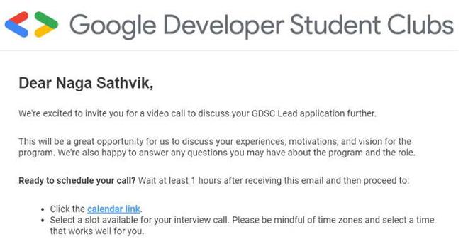 Google Developer Student Clubs Lead - Interview Experience 2025 ...