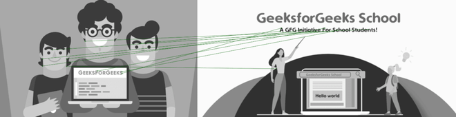 Feature Matching in OpenCV - GeeksforGeeks