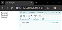 JavaScript Program to Return the Previous Left Sibling - GeeksforGeeks