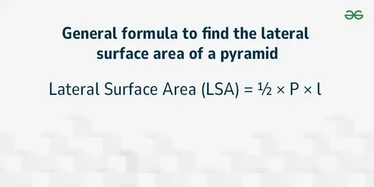 Area of a Pentagonal Pyramid - GeeksforGeeks