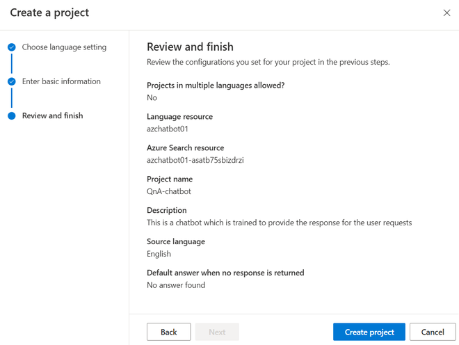 Chatbot using Azure Language Service - GeeksforGeeks
