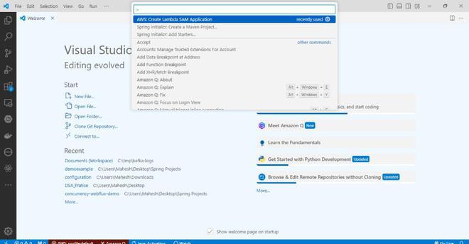 How to Install AWS Lambda in Visual Studio Code - GeeksforGeeks