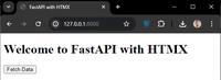 Fetching and Displaying Data with HTMX and FastAPI - GeeksforGeeks