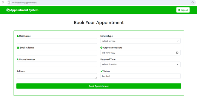 Appointment Scheduling System in Spring Boot - GeeksforGeeks